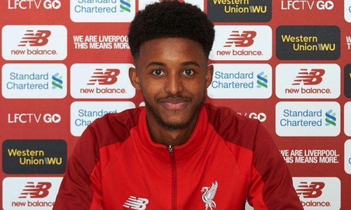 Abdi Sharif signs first professional contract with Liverpool FC ...